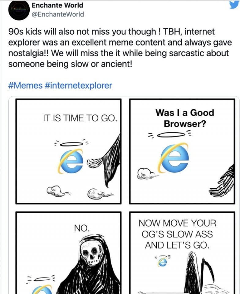 Internet Explorer: l'addio con i meme al software di Microsoft - la ...