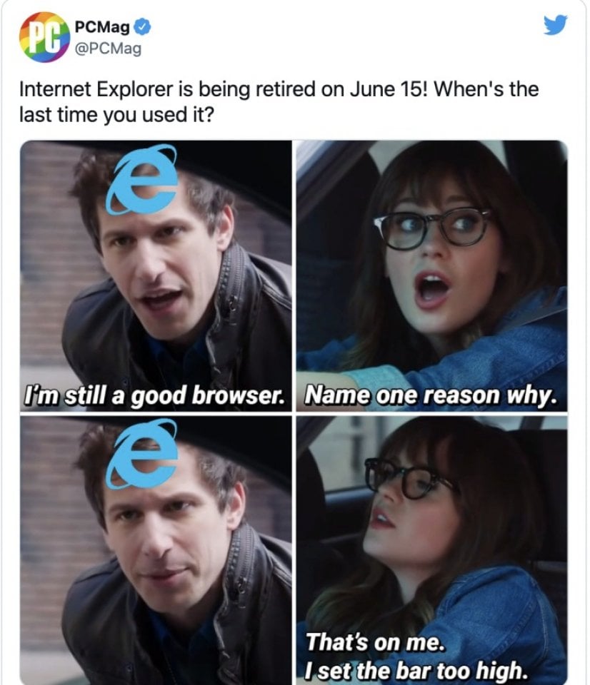 Internet Explorer: l'addio con i meme al software di Microsoft - la ...