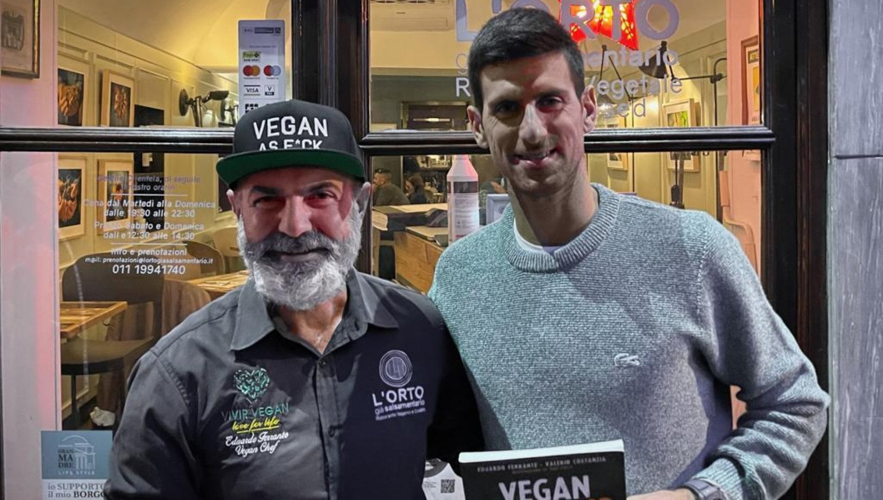 Eduardo Ferrante, lo chef vegetale che piace a Djokovic - la Repubblica