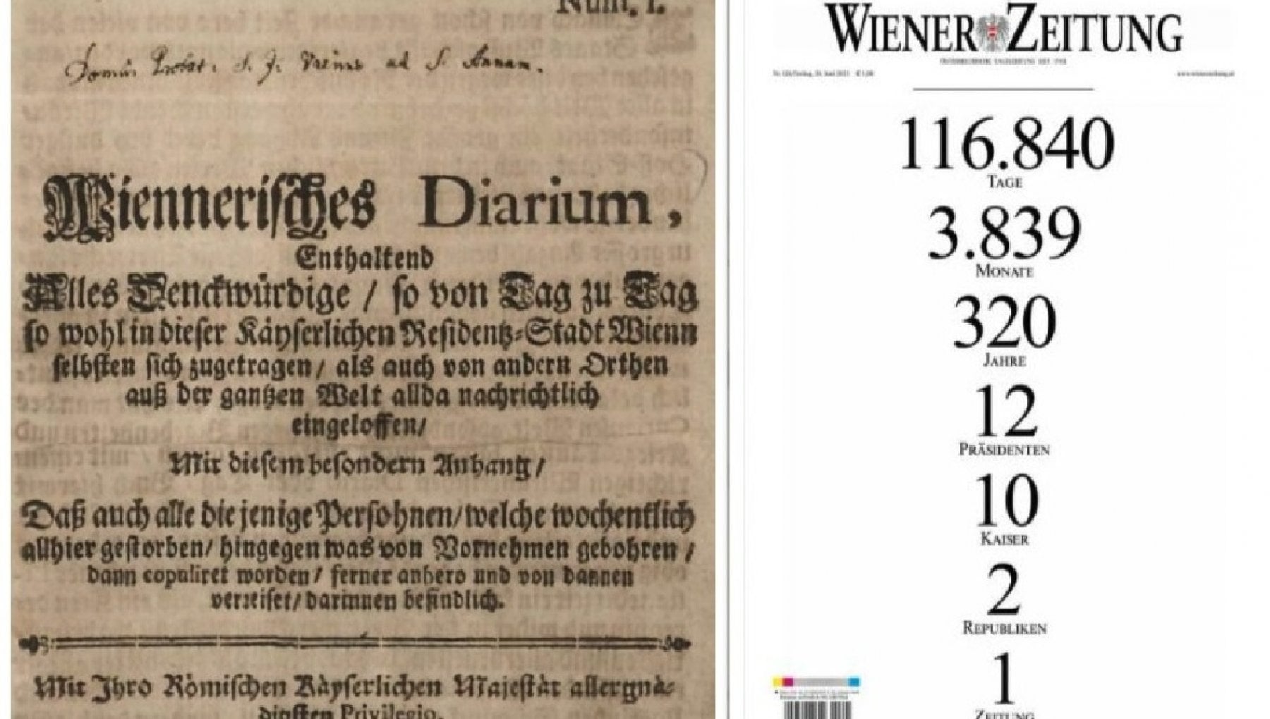 Addio dopo 320 anni alla Wiener Zeitung in versione cartacea, fra i più ...