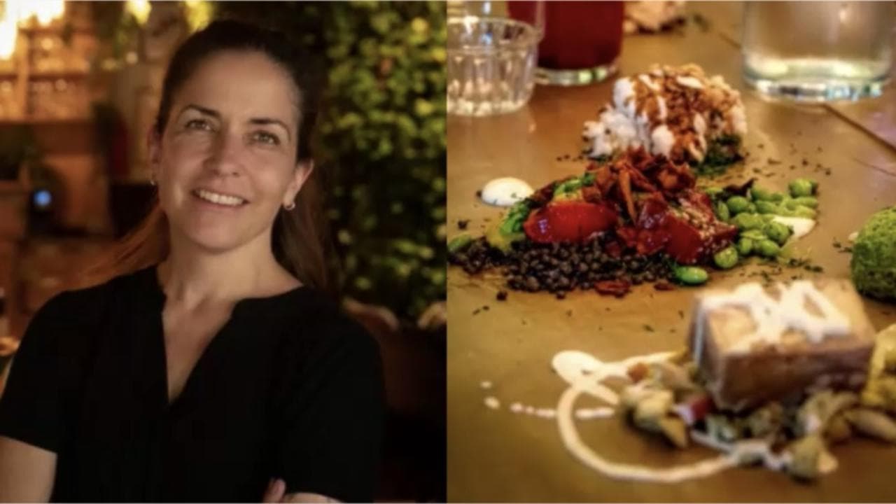 Niente piatti, al ristorante si mangia direttamente sul tavolo. La chef ...