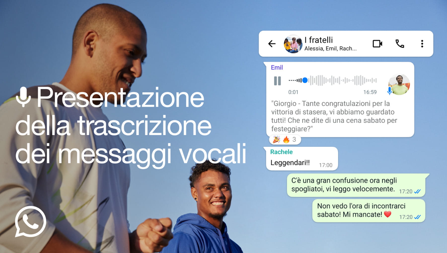 Whatsapp, arriva la trascrizione dei messaggi vocali in italiano - la ...