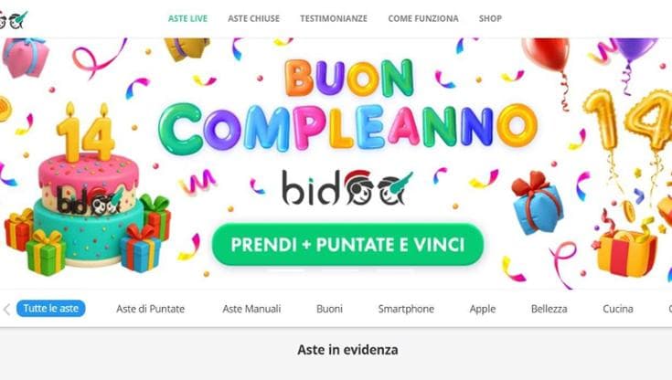 Come funziona Bidoo: come partecipare alle aste, limiti e funzioni - la ...