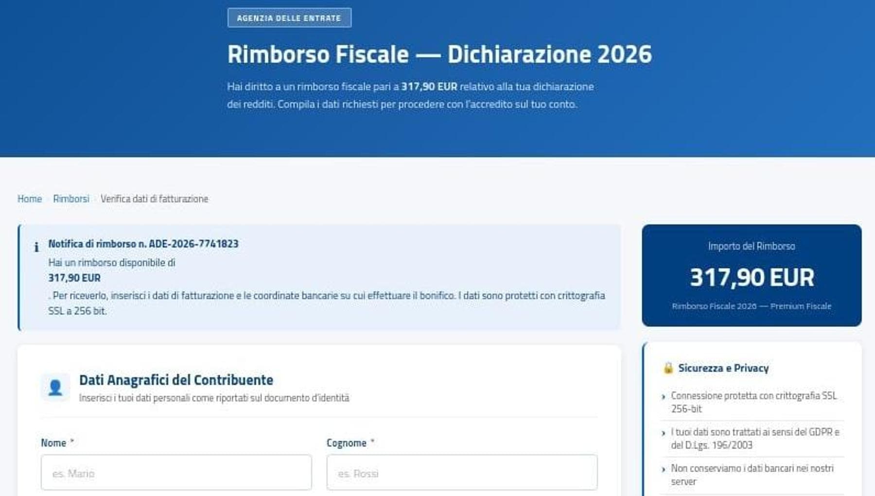 Truffa dei falsi rimborsi fiscali: l’Agenzia delle Entrate lancia l ...
