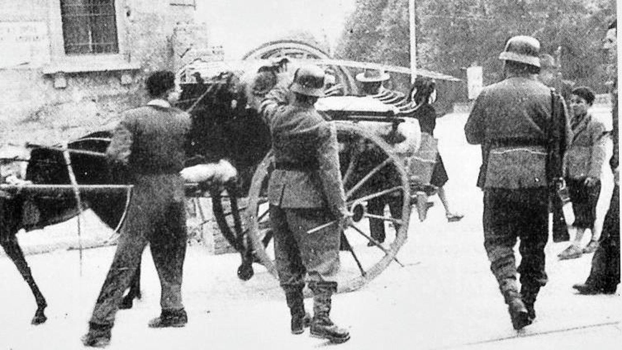 Novembre 1943, nella città occupata dalle truppe naziste il blitz dei ...