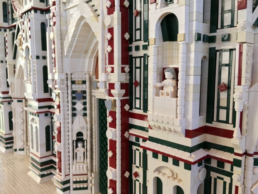 Lego monumentale: ecco la facciata del Duomo di Firenze e la Torre di ...