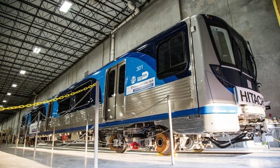 Pistoia, Hitachi Rail: prima consegna del treno metropolitano a Miami ...