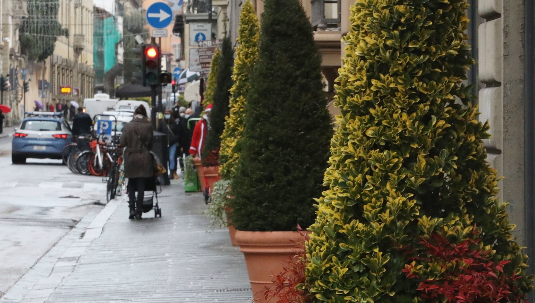 Firenze, le nuove fioriere installate in via Cavour - la Repubblica