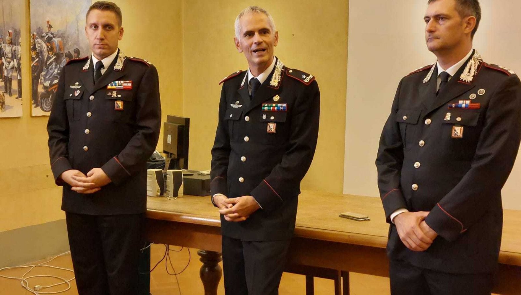 Firenze, cambio al vertice dei Carabinieri, insediati tre nuovi ...