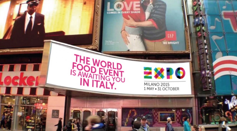 New York, il logo di Expo conquista Times Square - la Repubblica