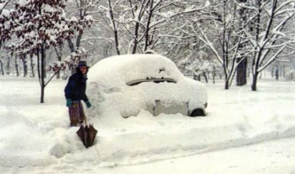 La nevicata del secolo nelle foto d'epoca: a Milano il grande freddo ...