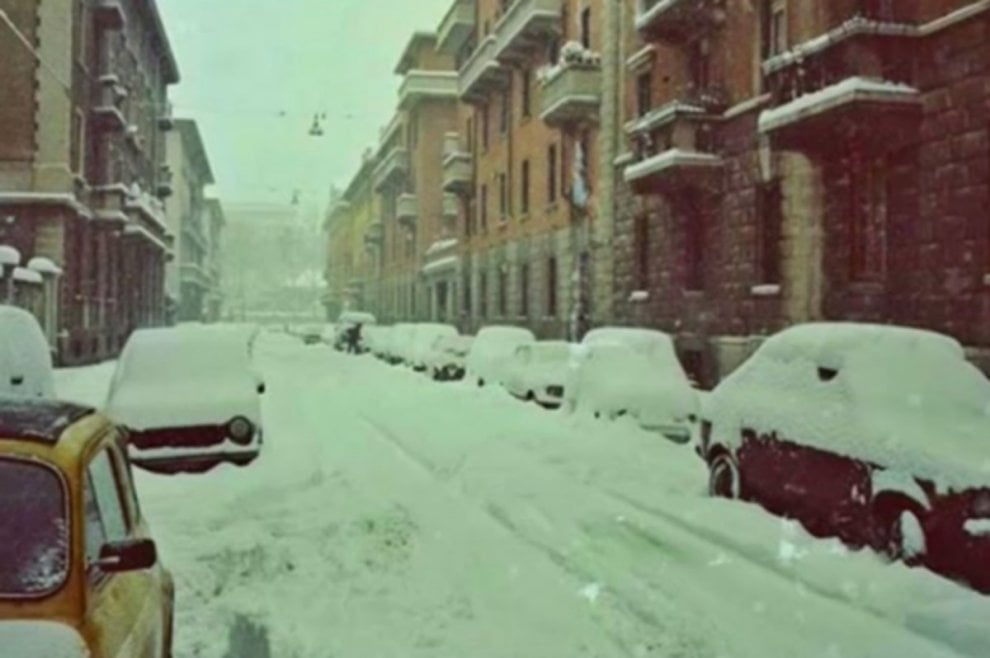 La nevicata del secolo nelle foto d'epoca: a Milano il grande freddo ...
