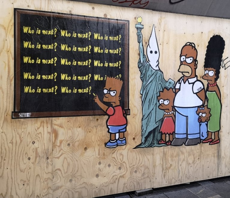 "Chi è il prossimo?": i Simpson neri per ricordare la morte di George ...