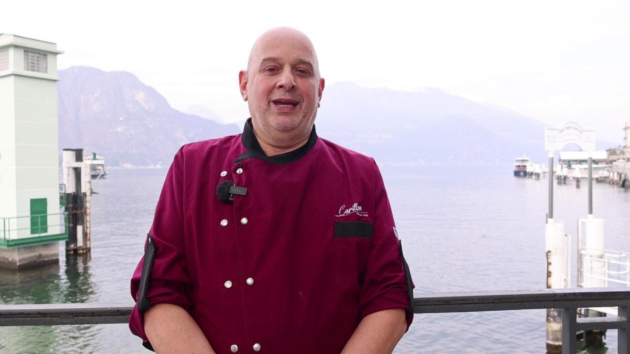Il riso al persico, specialità di Bellagio: la versione del Carillon ...