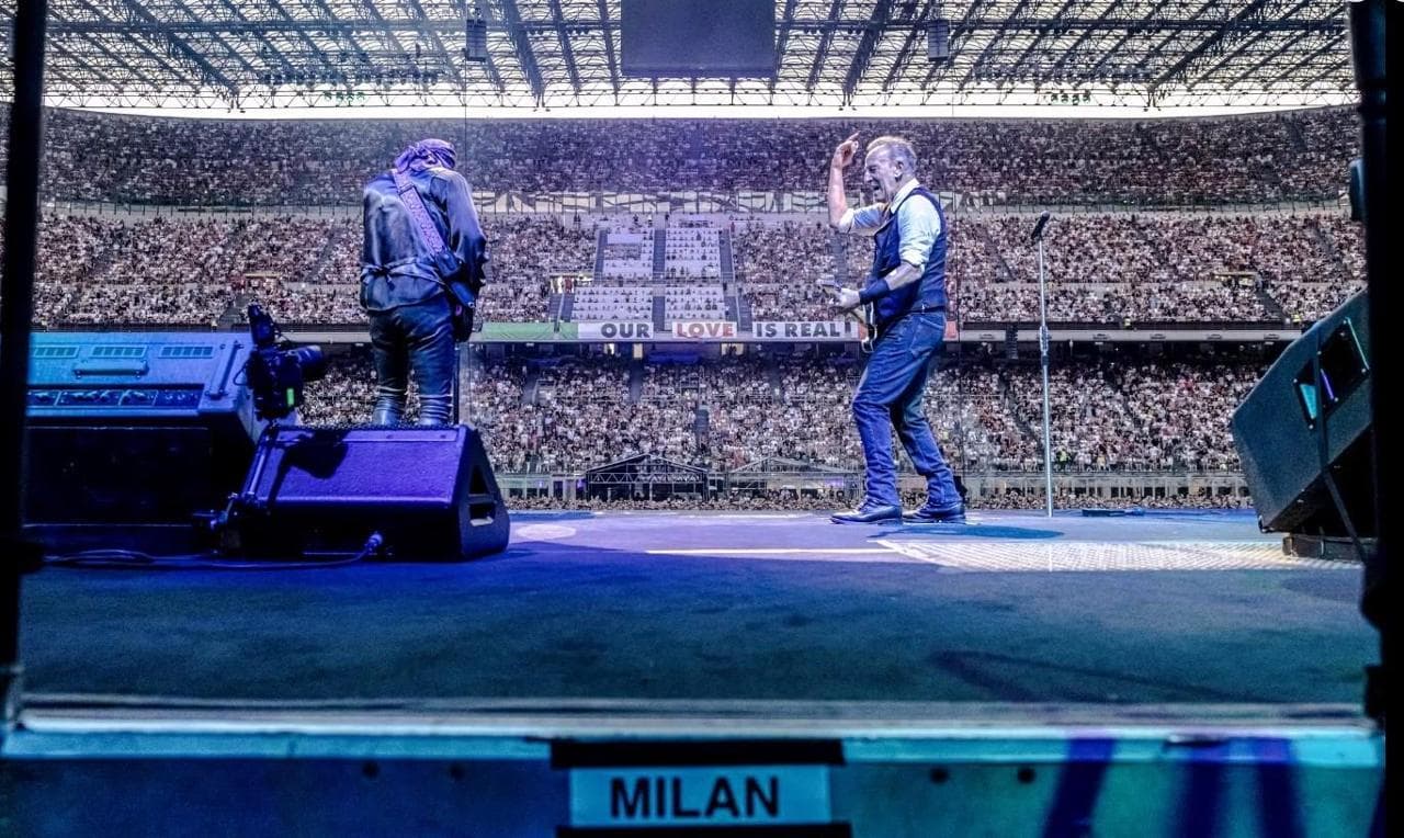 I ricordi del Boss a “Milan 2025”: Bruce Springsteen pubblica on line ...