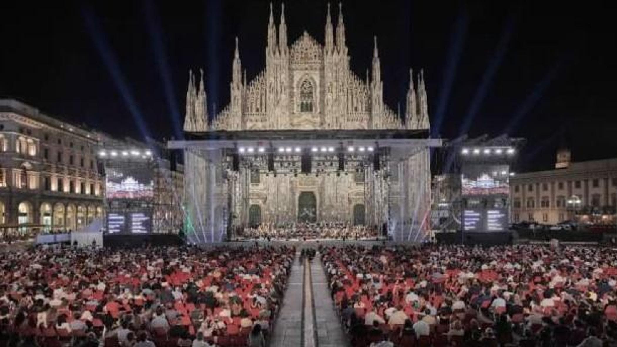 La Filarmonica in piazza Duomo: cinquemila posti a sedere e la star del ...