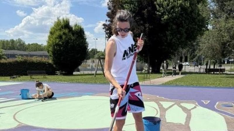 La street art per decorare i campi da basket, Cassani: “I luoghi belli ...