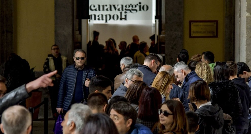 Napoli, file nei musei: boom per Canova e Caravaggio - la Repubblica