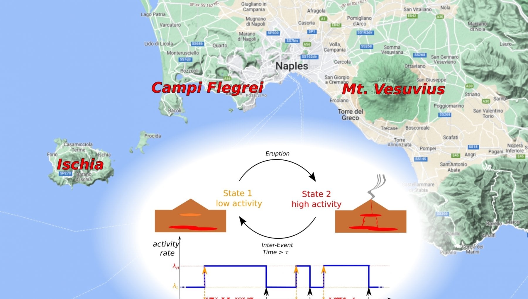 Vulcani, Vesuvio e Campi flegrei: uno studio calcola le probabilità di ...