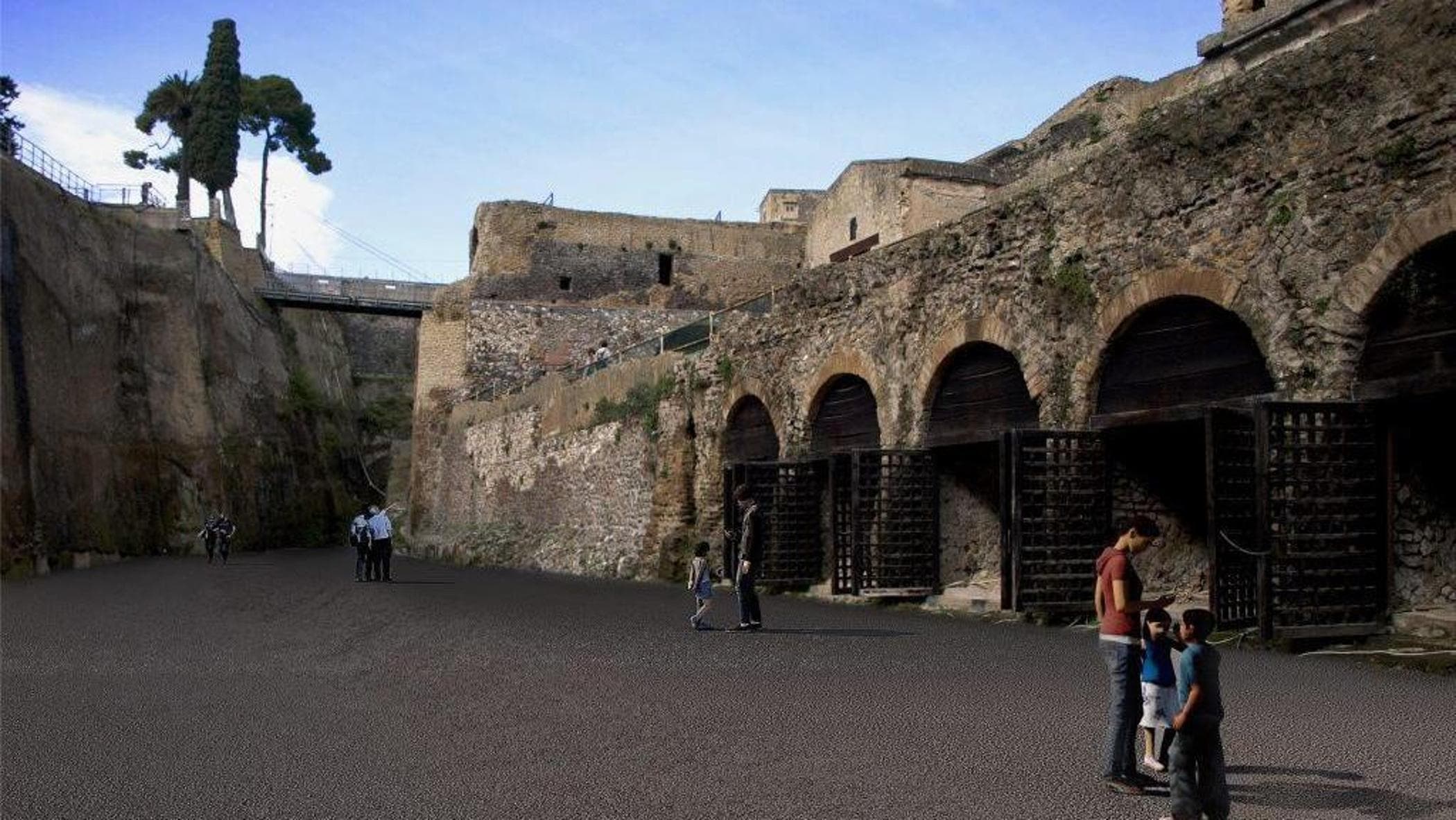 Ercolano, le immagini dell’antica spiaggia aperta al pubblico: l’unica ...