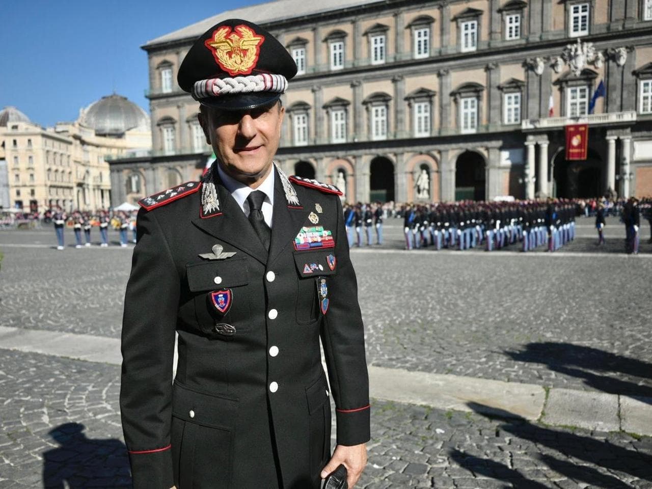 Napoli, il nuovo comandantante dei carabinieri Luongo alla cerimonia ...