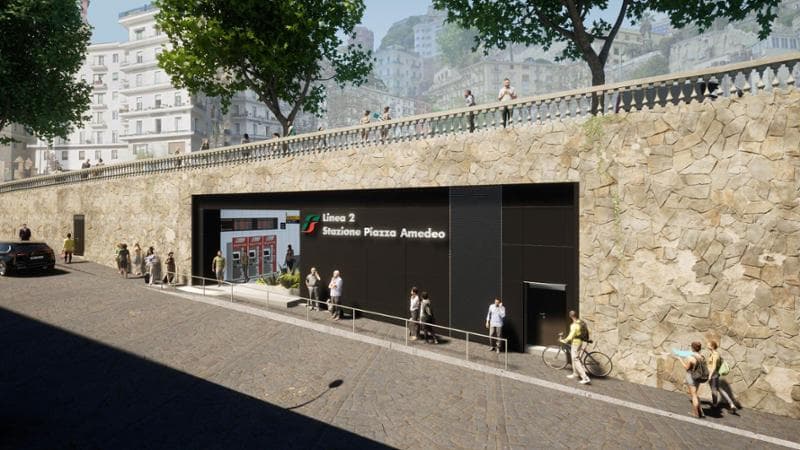 Napoli, metropolitana Linea 2: riapre Piazza Amedeo, si ferma ...