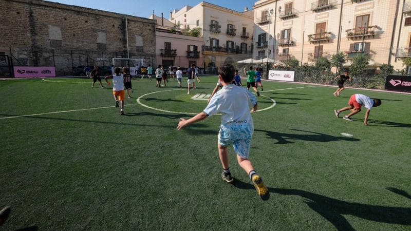 Festa in piazza Magione, il campetto è nuovo di zecca: “Qui non ci ...