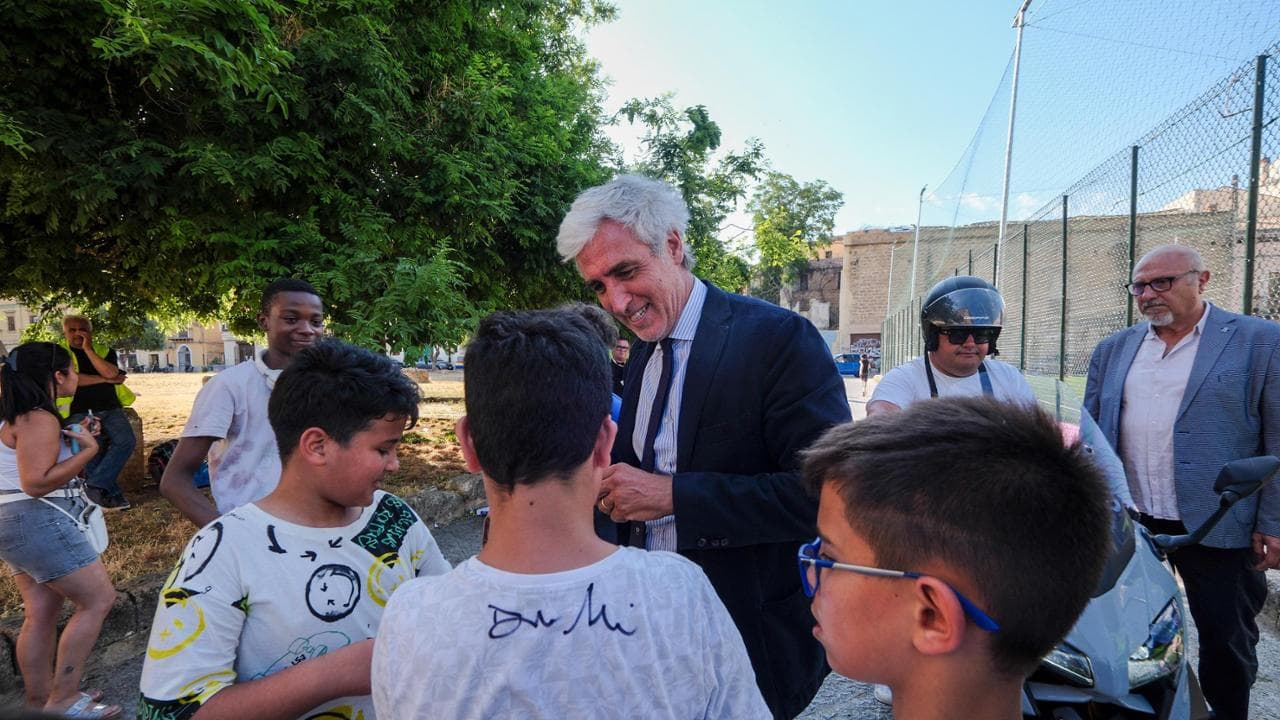 Festa in piazza Magione, il campetto è nuovo di zecca: “Qui non ci ...