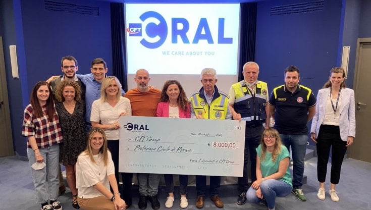 Il Cral Cft Group dona ottomila euro alla Protezione Civile di Parma ...