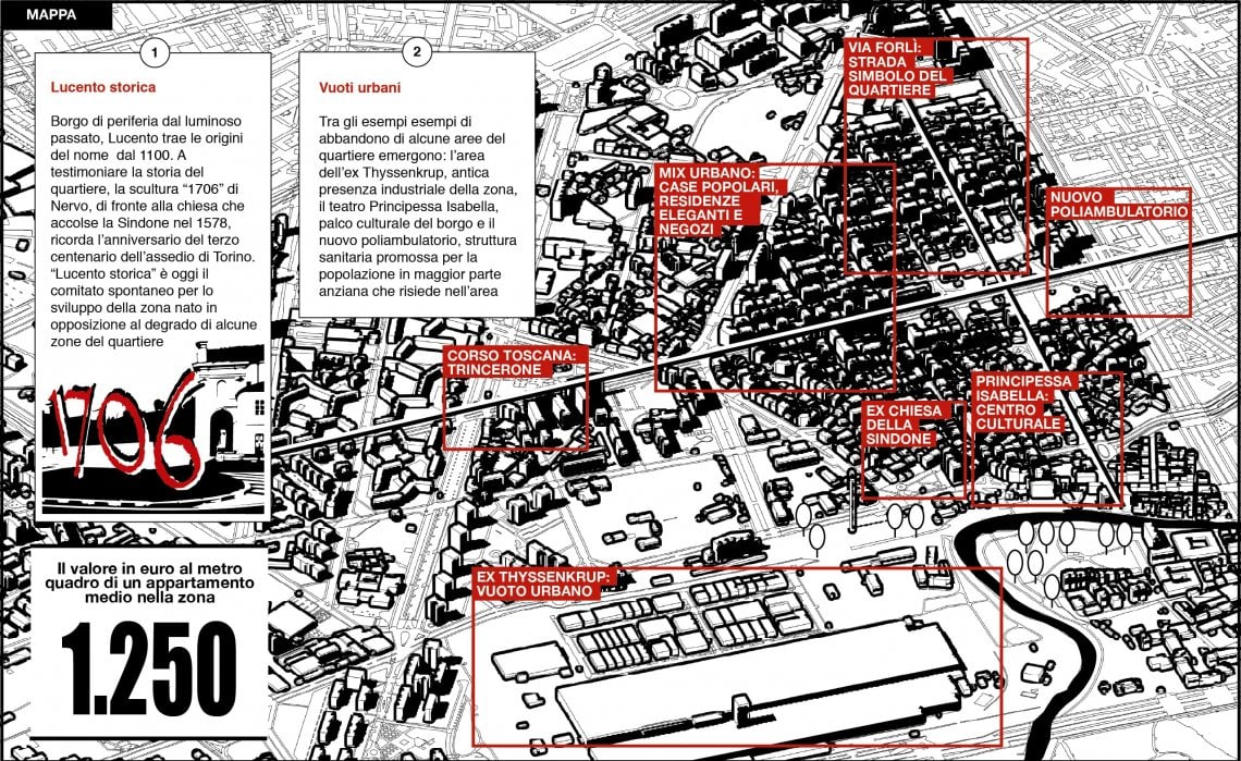 Lucento, il borgo millenario divenuto capitale di progetti abbandonati ...