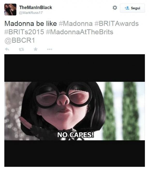 Madonna: la caduta ai Brit Awards diventa un meme - la Repubblica