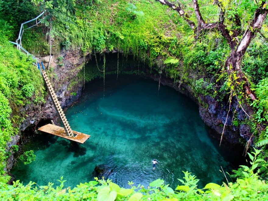 Samoa, la piscina paradiso creata da un'eruzione - la Repubblica