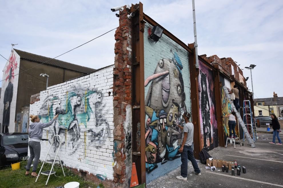 Gb, una galleria a cielo aperto: la street art colora Blackpool - la ...