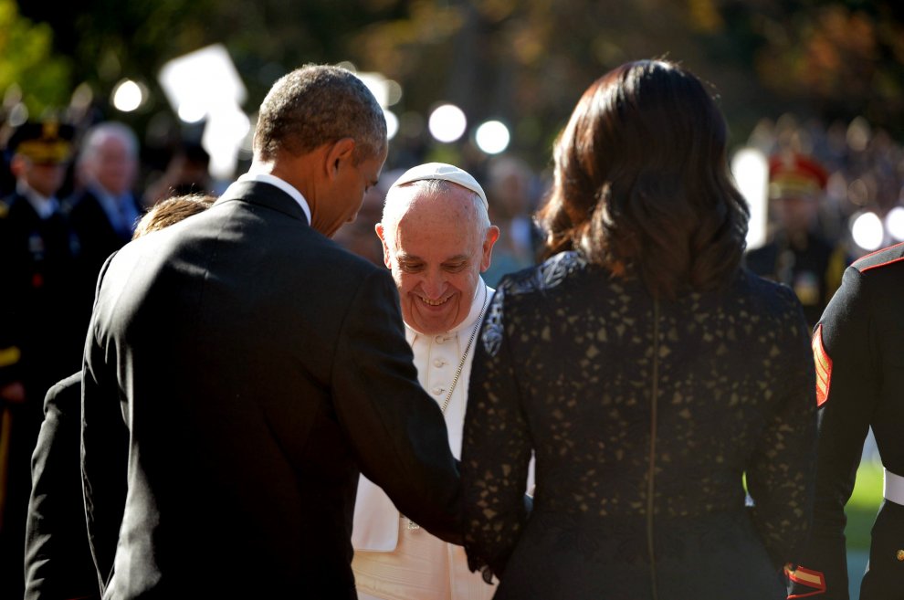 Papa Francesco alla Casa Bianca: l'incontro con Barack e Michelle - la ...