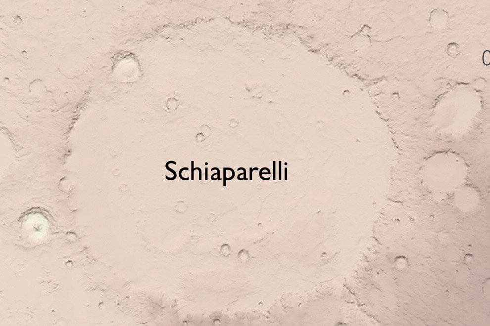 La prima carta geografica di Marte, la mappa fatta per l'esplorazione ...