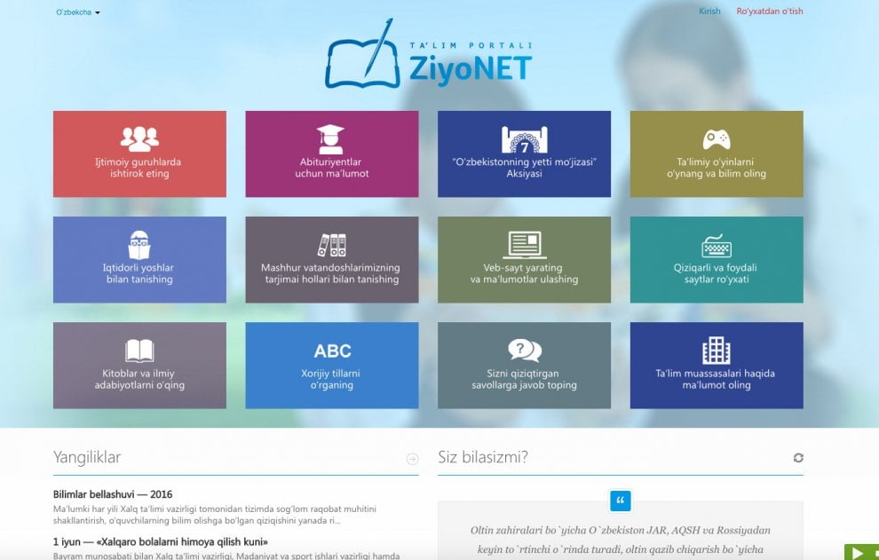 I social network made in Uzbekistan - la Repubblica