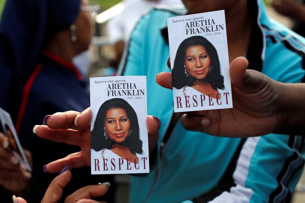 Aretha Franklin, la camera ardente al museo di storia afroamericana a ...