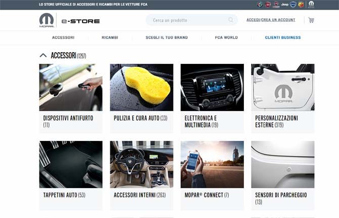 Fca, online il nuovo Mopar Store - la Repubblica