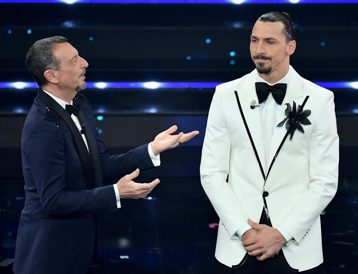 Sanremo 2021, da Ibra a Madame la fiera del bianco sul palco dell ...