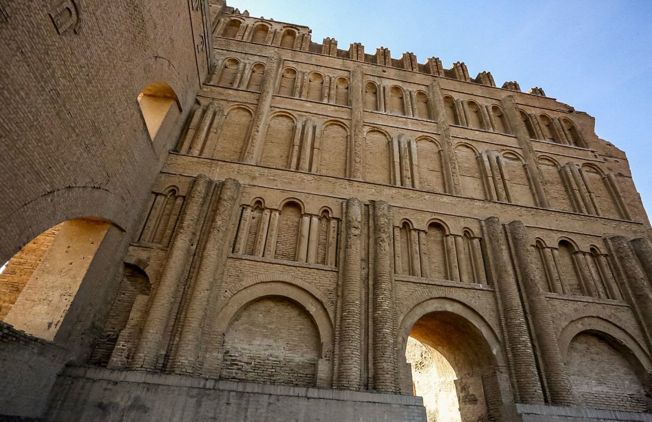 Iraq, il restauro dell'arco di Ctesifonte, antica capitale persiana ...