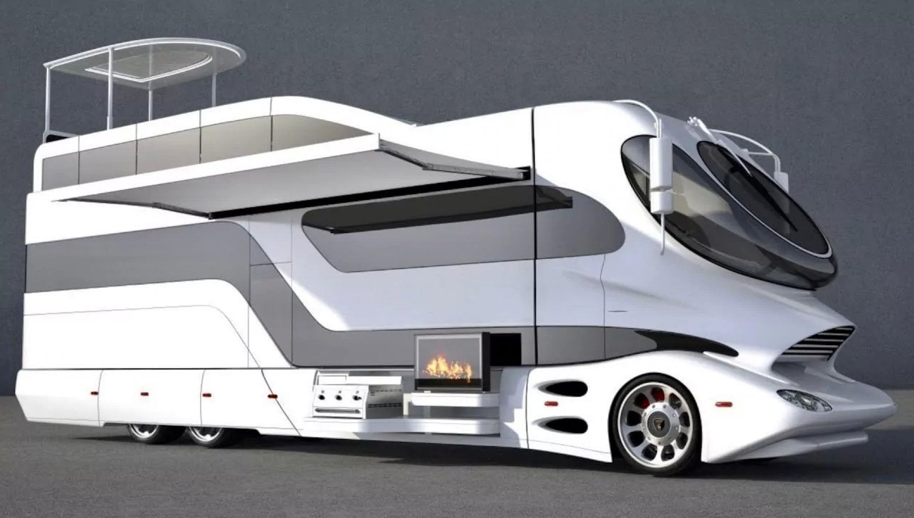 Il Camper Pi Lussuoso Del Mondo E Lungo 14 Metri E Costa 3 Milioni
