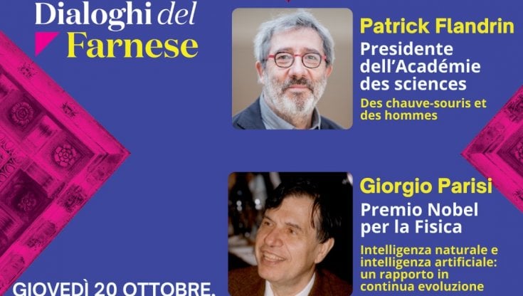 Il Nobel Giorgio Parisi e il presidente dell’Académie des Sciences ...