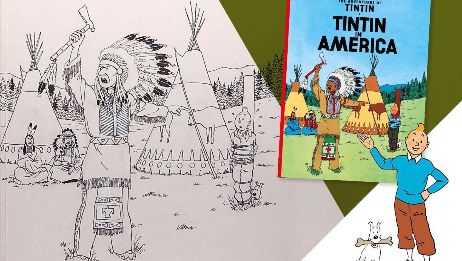 Fumetti, "Tintin in America". La copertina originale venduta per 2,1 ...