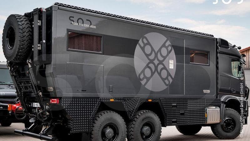 Sod Peak 6X6, il camion pesante che diventa camper con potenza (e ...