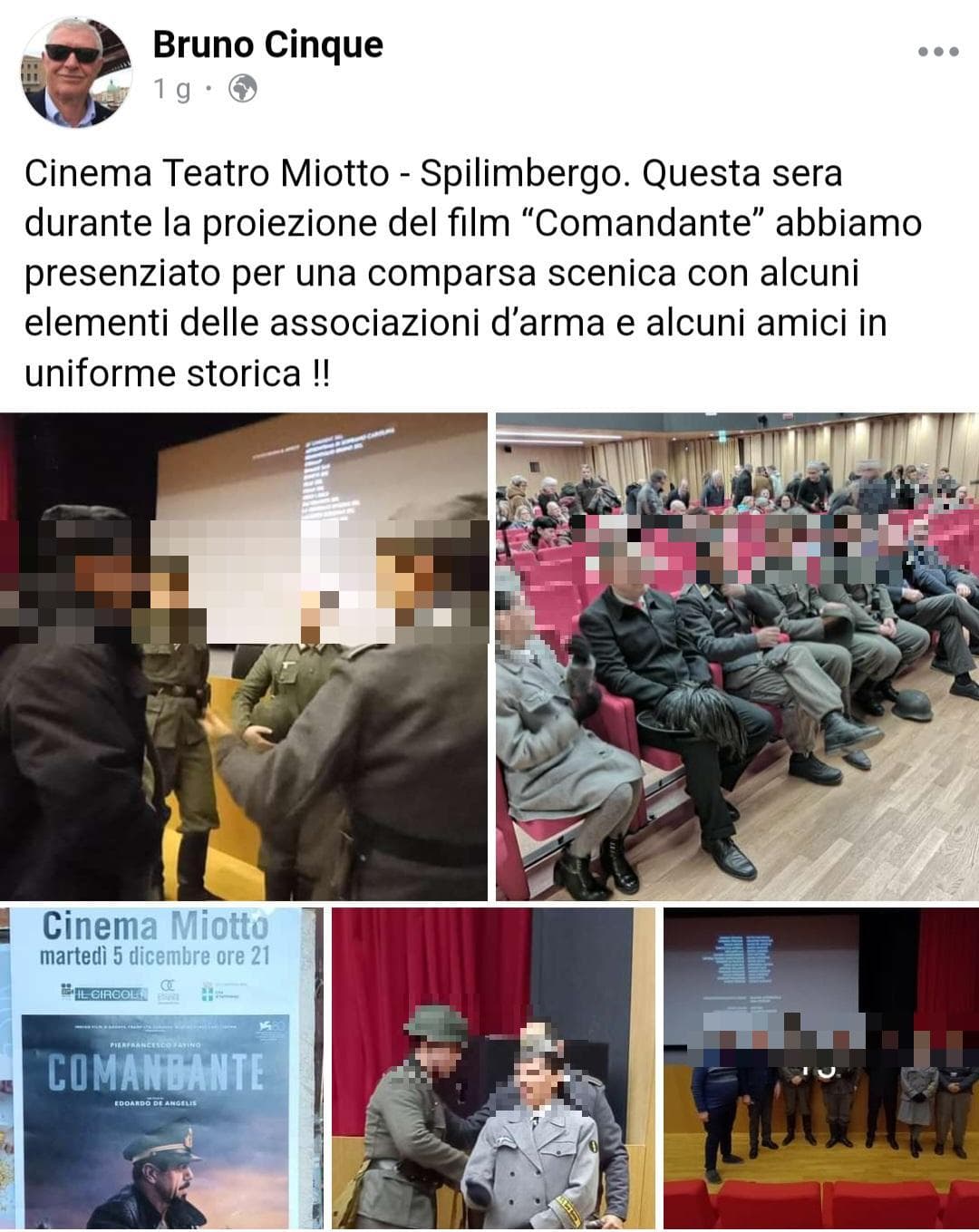 Al cinema vestiti con le divise naziste alla proiezione del film ...
