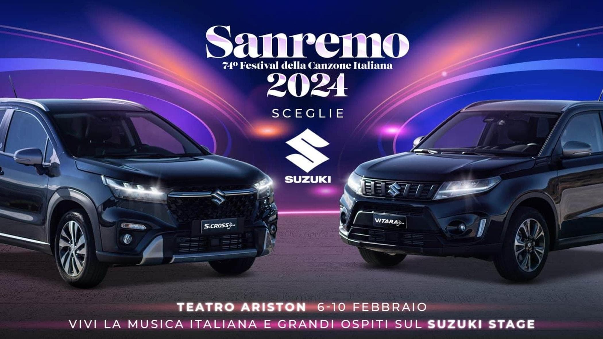 Suzuki Anche Quest anno L auto Ufficiale Del Festival Di Sanremo La