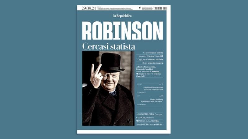 W per Winston: il nuovo Robinson ricorda Churchill - la Repubblica