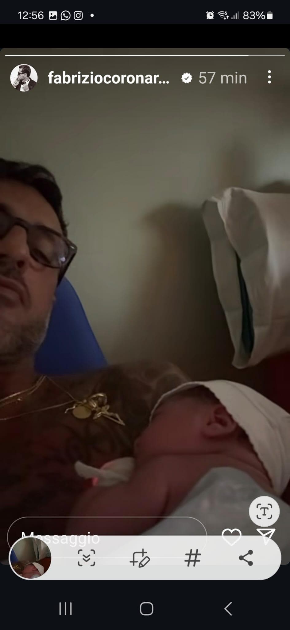 Fabrizio Corona e Sara Barbieri, è nato il figlio Thiago - la Repubblica