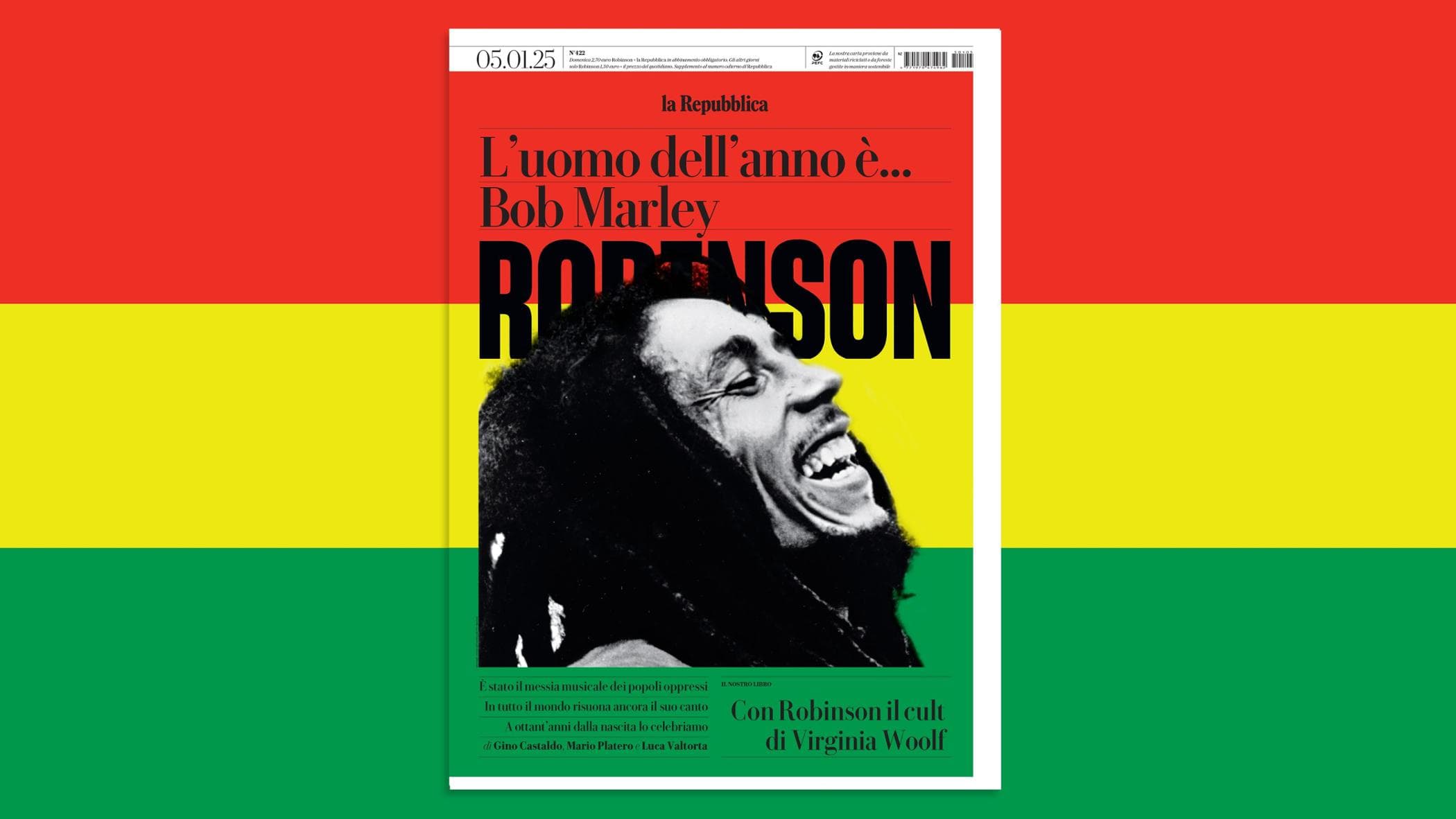 Bob Marley è l’uomo dell’anno. Sul nuovo Robinson - la Repubblica