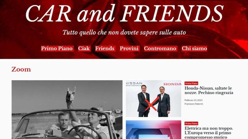“Car and Friends”, nasce il nuovo sito per gli appassionati di auto e ...